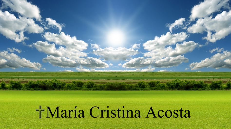 Fallecimiento: María Cristina Acosta